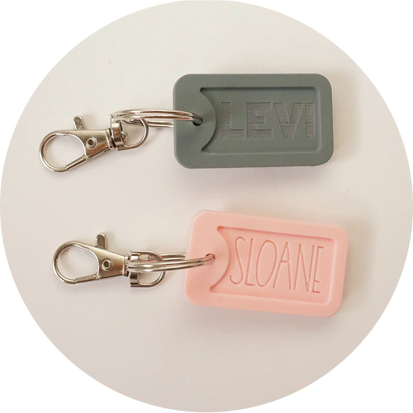 Silicone Tiny Tag / Bag Tag – LooLoo Chews