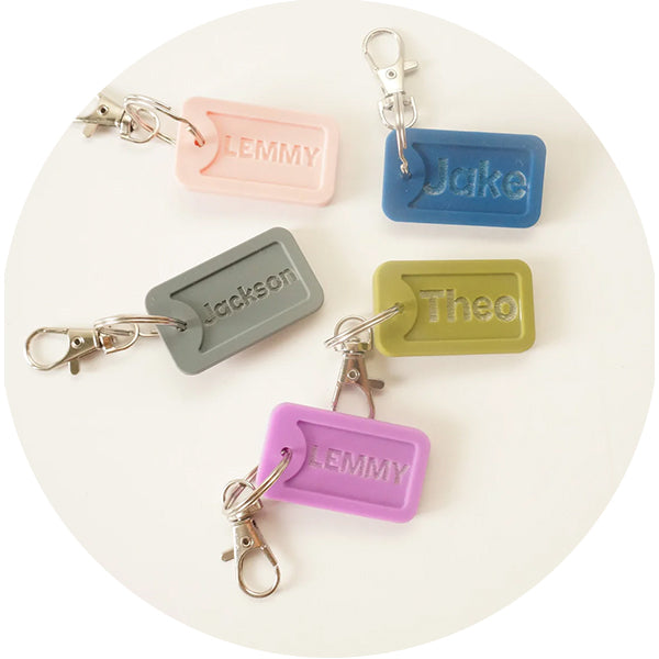 Silicone Tiny Tag / Bag Tag – LooLoo Chews