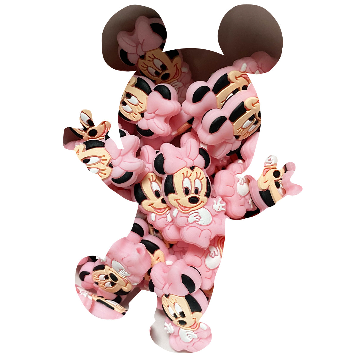 Silicone Mickey & Minnie Mouse (Body) Beads – LooLoo Chews