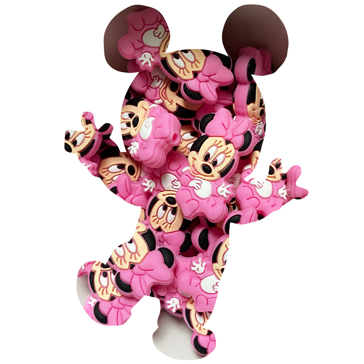 Silicone Mickey & Minnie Mouse (Body) Beads – LooLoo Chews